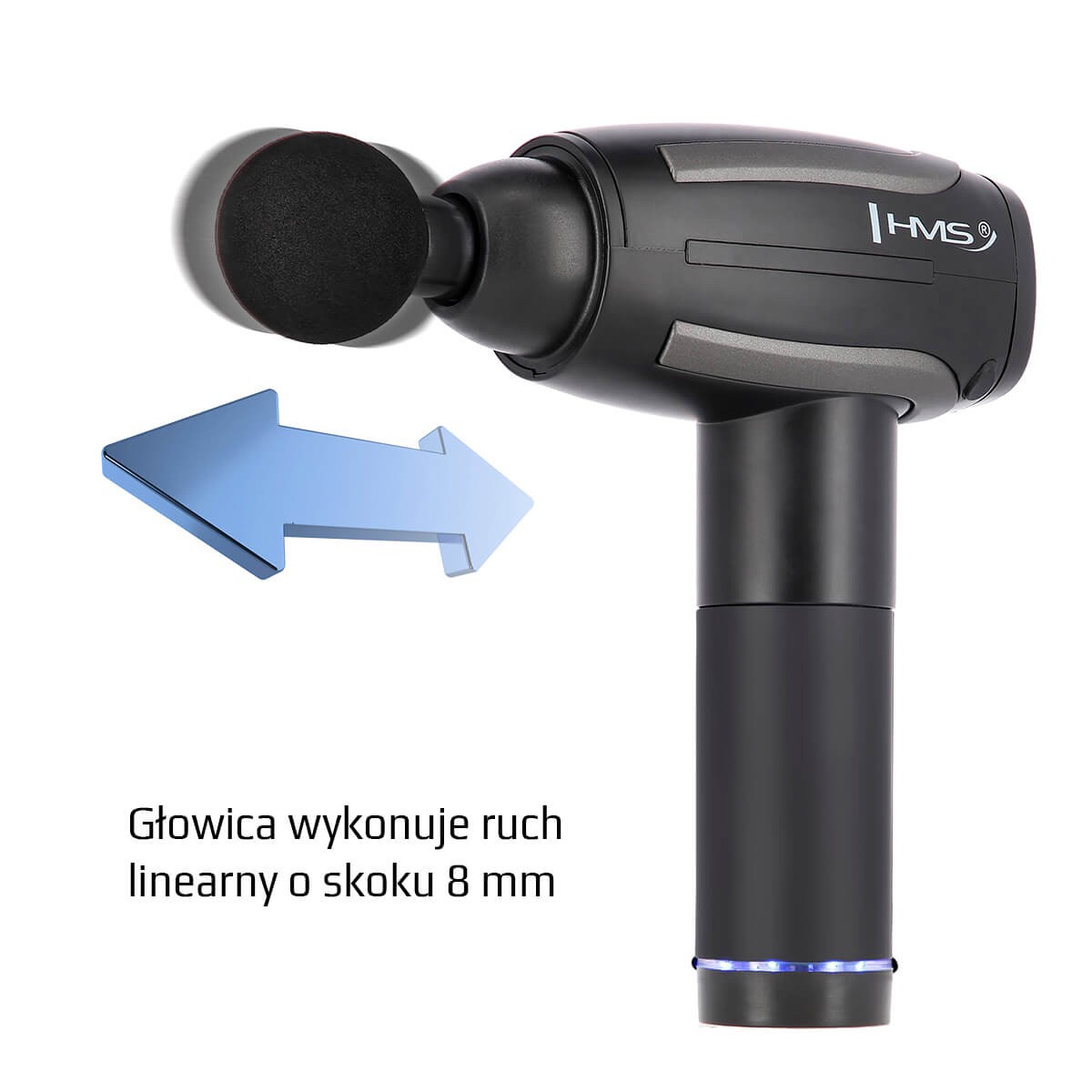 Pistolet do masażu ciała i mięśni elektryczny masażer wibracyjny ...